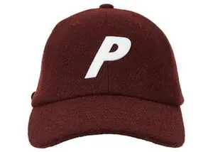 PALACE Harris Tweed 6-panel Cap - Maroon