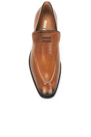 Miu Miu Leather Loafer