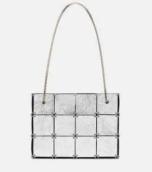 Khaite Emma Mini Metallic Leather Tote
