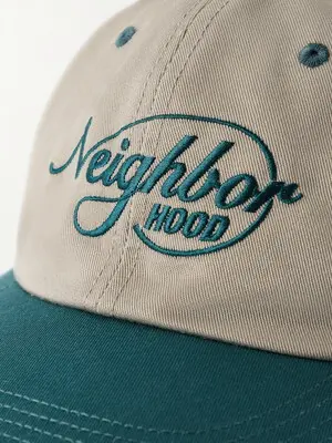 NEIGHBORHOOD Logo-embroidered Twill Baseball Cap