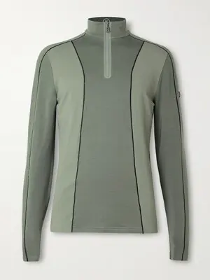 Bogner Stretch-jersey Half-zip Base Layer