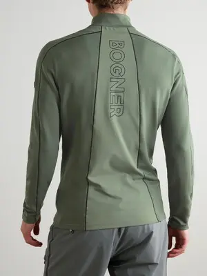 Bogner Stretch-jersey Half-zip Base Layer