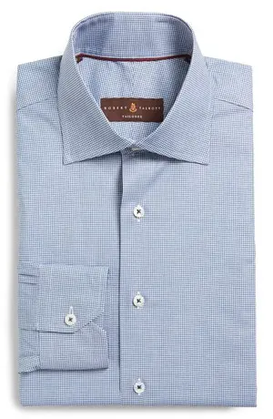 Robert Talbott Tailored Fit Check Dress Shirt