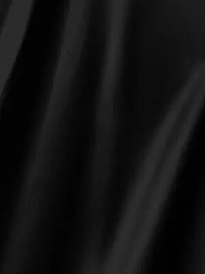 Khaite Demi Satin Midi Skirt - Black