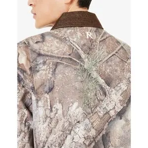 REPRESENT Tree Graphic Print Trucker Jacket