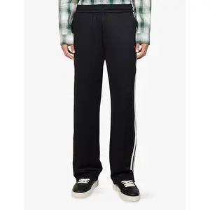REPRESENT Embroidered-logo Striped-panel Stretch-woven Jogging Bottoms