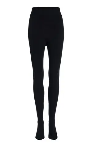 THE ROW Mimi Knit Tights - Black