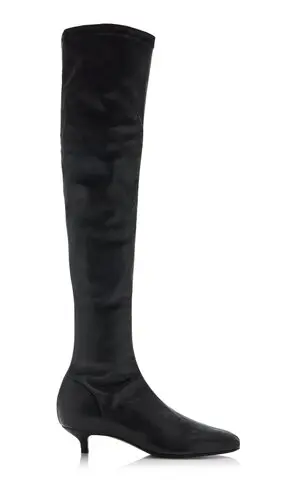 TOTEME Day Leather Over-the-knee Boots