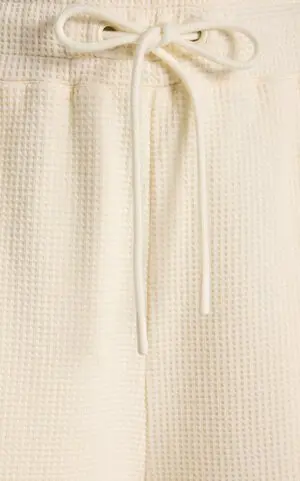 NEGATIVE Waffle Knit Track Pants - Ivory