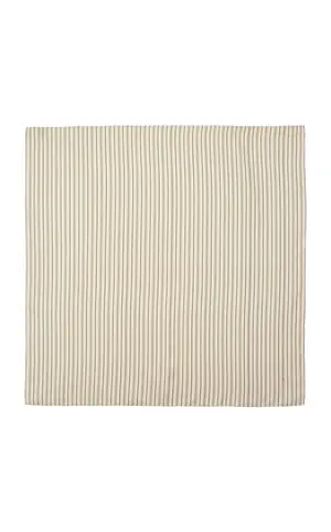 TOTEME Striped Silk Scarf - Neutral
