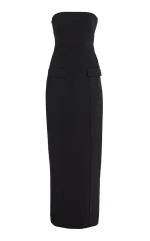 TOTEME Strapless Pocket Maxi Dress