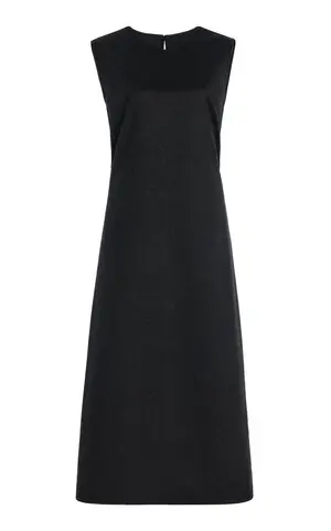 THE ROW Imara Cashmere Midi Dress - Grey