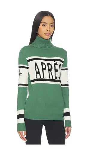 Perfect Moment Apres Sweater - Parisian Green