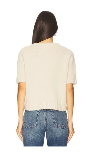 Soft Goat Chunky Short Sleeve Pullover