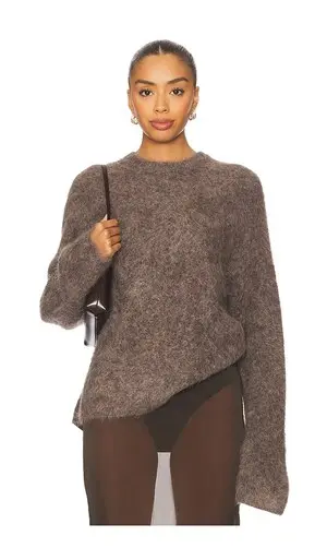 Soft Goat Alpaca Crewneck Pullover
