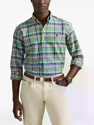 Polo Ralph Lauren Plaid-pattern Cotton Shirt - Green