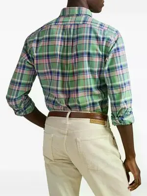 Polo Ralph Lauren Plaid-pattern Cotton Shirt - Green