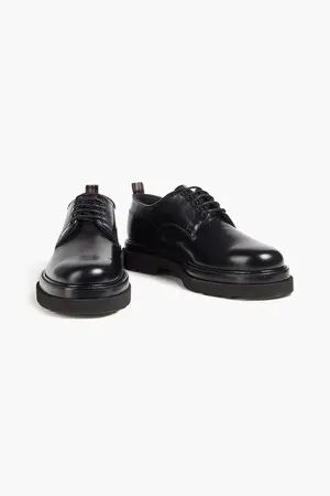 Paul Smith Godwin Glossed-leather Derby Shoes