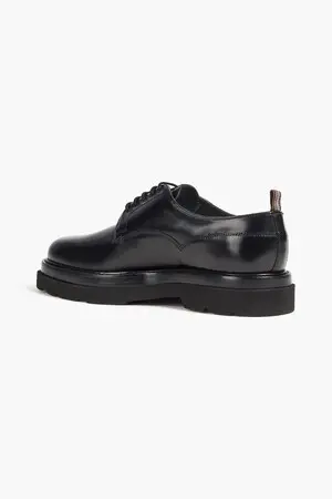 Paul Smith Godwin Glossed-leather Derby Shoes