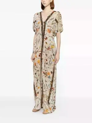 YANGKEHAN Floral-print Maxi Dress
