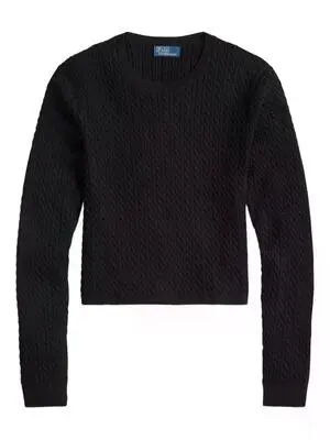Polo Ralph Lauren Cable-knit Cropped Sweater