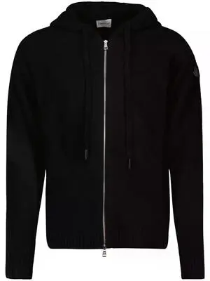 Moncler Zip-up Hoodie - Black