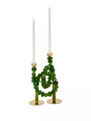 POLSPOTTEN Beaded Candlestick Holders