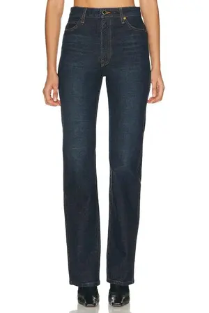 Straight Leg Denim Jeans