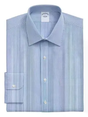 Brooks Brothers Striped Ainsley-collar Shirt