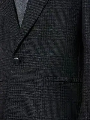 NAMACHEKO Single-breasted Check Jacket