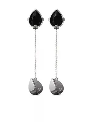 Burberry Shield Earrings - Silver