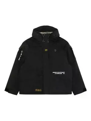 AAPE BY *A BATHING APE Hooded Patch-detail Jacket