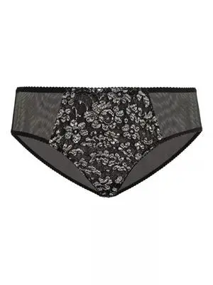 Dolce & Gabbana Tulle Lace Briefs - Black