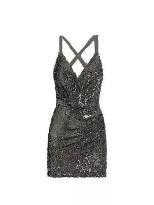 Dolce & Gabbana Sequin Crossover Dress