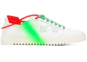 Off-White Off 2.0 Low Top Green Spray - White