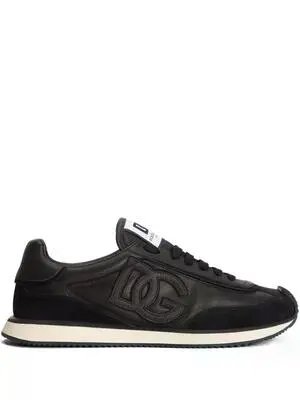 Dolce & Gabbana Logo Patch Sneakers - Black