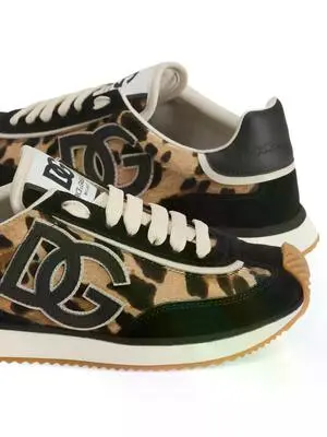 Dolce & Gabbana Leopard-print Sneakers - Black
