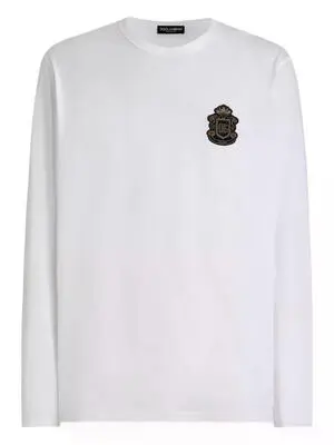 Dolce & Gabbana Logo-patch T-shirt - White