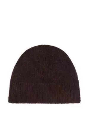 Dries Van Noten Ribbed Beanie - Brown