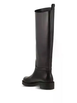STUART WEITZMAN 40mm Celia Leather Boots - Black
