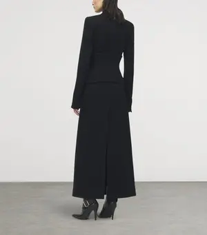 Alexander McQueen Wool-cashmere Corset Coat