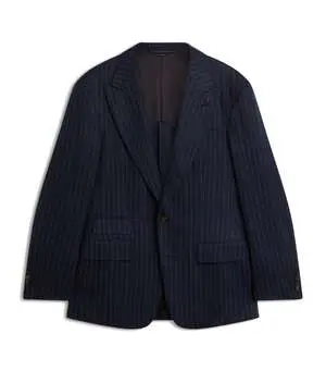 Dunhill Merino Wool Chalkstripe Bourdon Blazer