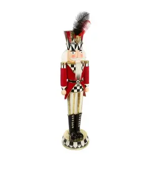 MACKENZIE-CHILDS Castle Guard Trophy Nutcracker - Red