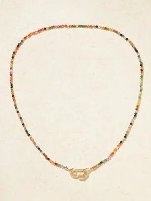 MARLA AARON Itty Bitty Strand + Babylock 14-karat Necklace
