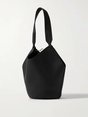 Khaite Lotus Mini Textured-leather Tote