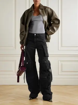 Attico Low-rise Cargo Jeans