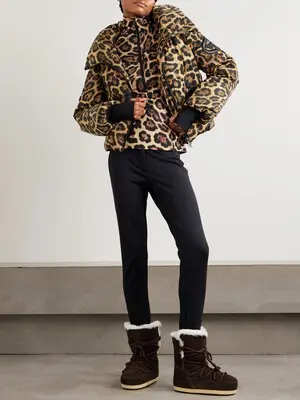Goldbergh Pantera Leopard-print Padded Ski Jacket - Animal Print