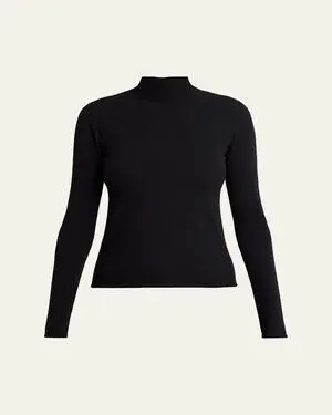 THE ROW Marciat Mock-neck Sweater