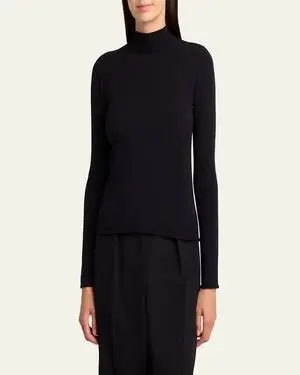 THE ROW Marciat Mock-neck Sweater