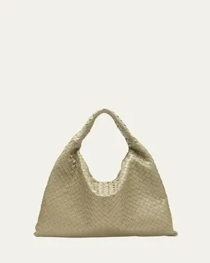 Bottega Veneta Large Hop Shoulder Bag - Travertine